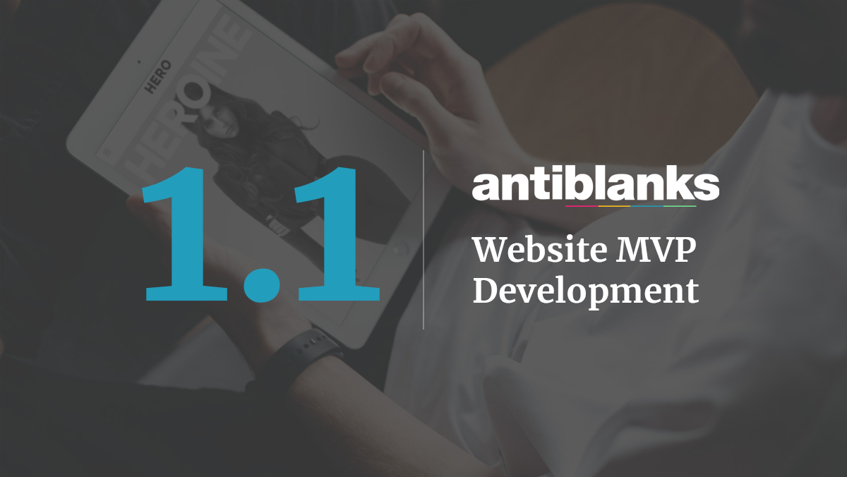 Antiblanks - Website MVP Development